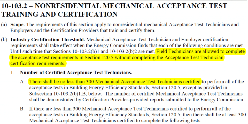 When is Title 24 (T24) Mechanical Acceptance Testing Required for an ...